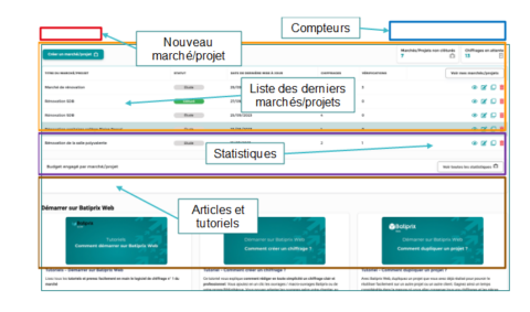 Guide d'utilisation de Batiprix Web Chiffrage